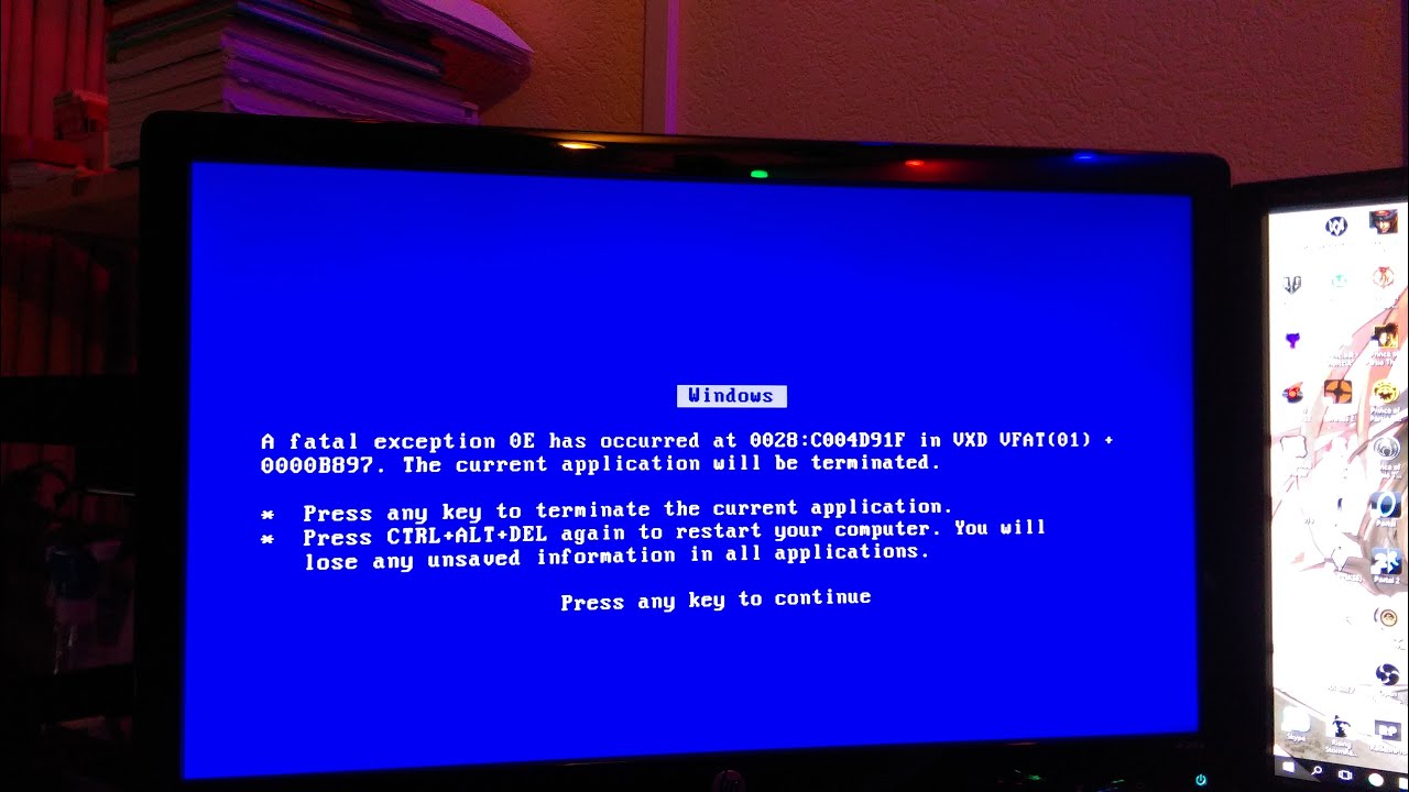Windows 98 CON\CON - YouTube