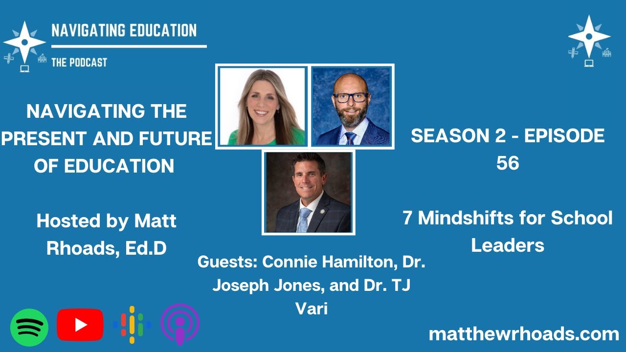 Ep 56 - 7 Mindshift's for School Leaders - YouTube