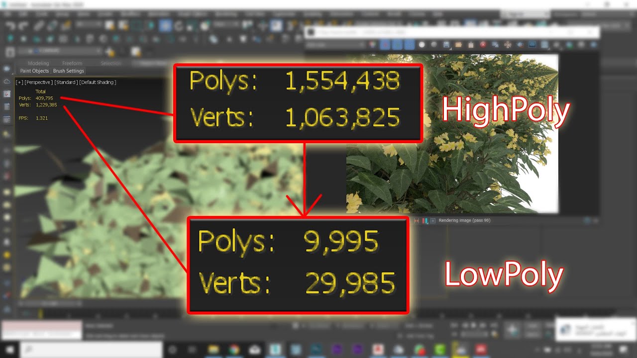 How to reduce High poly model easily - 3ds Max - YouTube