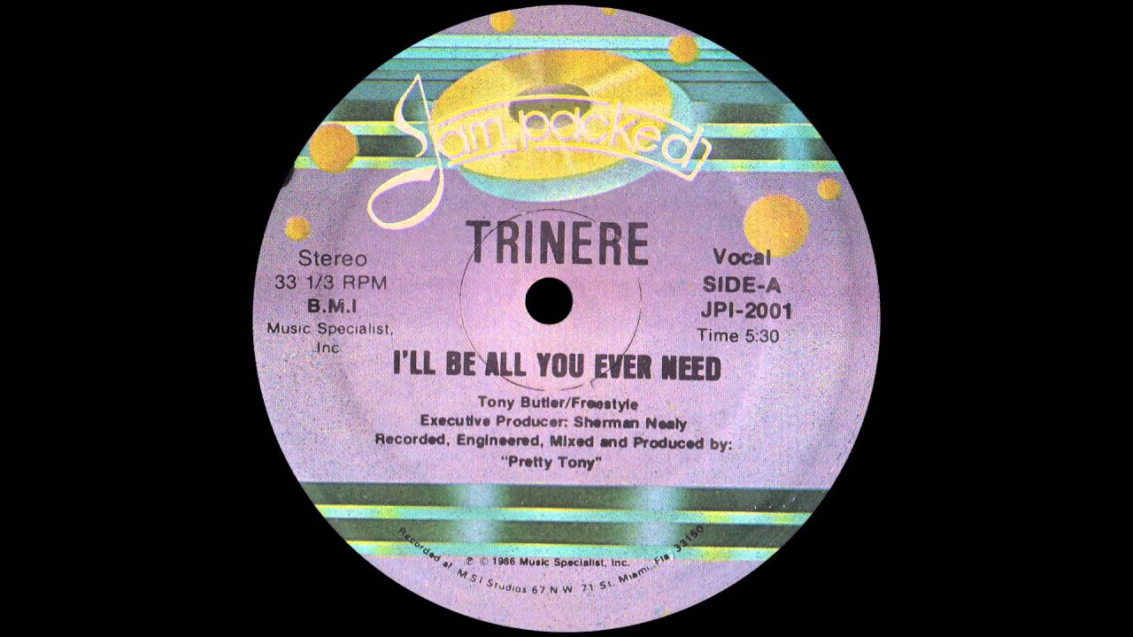 Trinere ‎– I'll Be All You Ever Need (Vocal) - YouTube