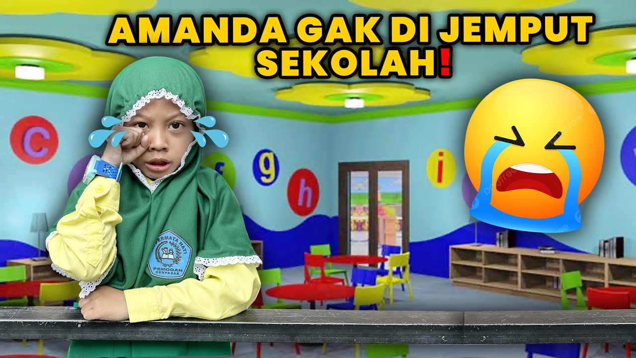 PRANK GAK JEMPUT AMANDA DI SEKOLAH TK!! DIA SEDIH BANGET!! - YouTube