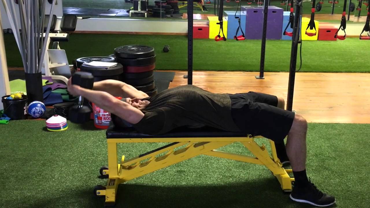 DB Pullover with Press - YouTube