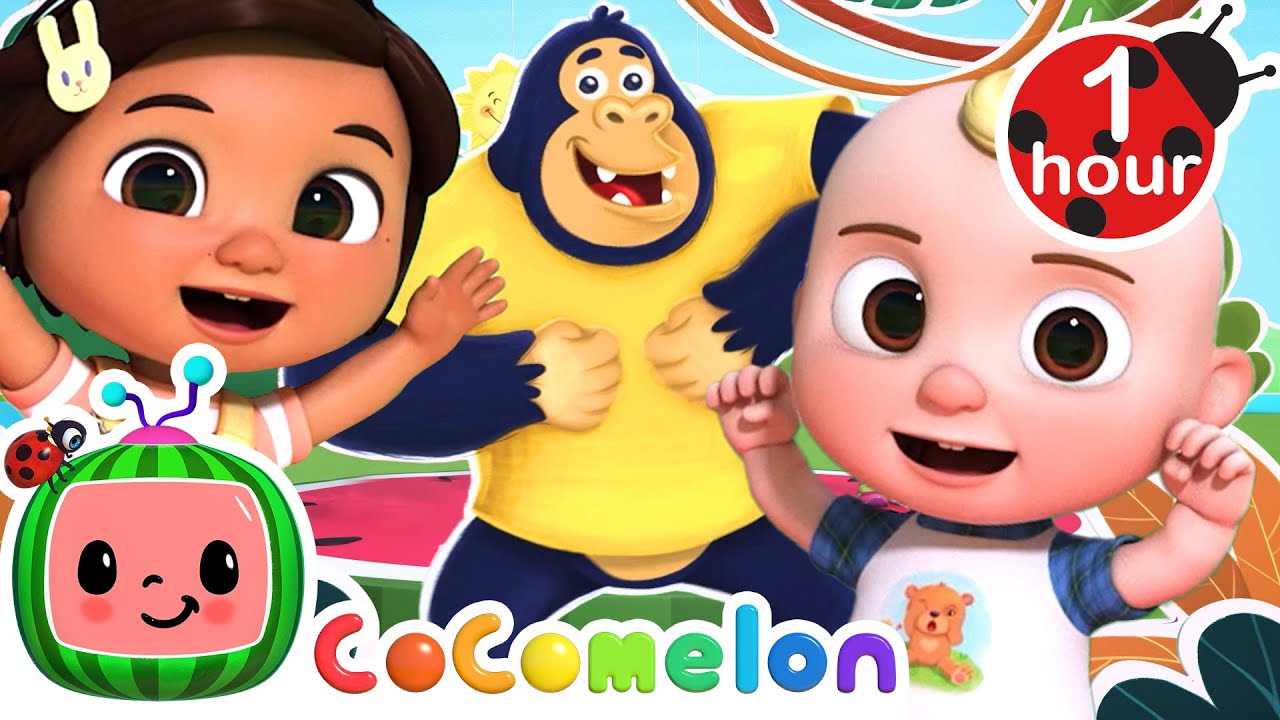 Down in the Jungle with JJ! | CoComelon Nursery Rhymes & Kids Songs ...