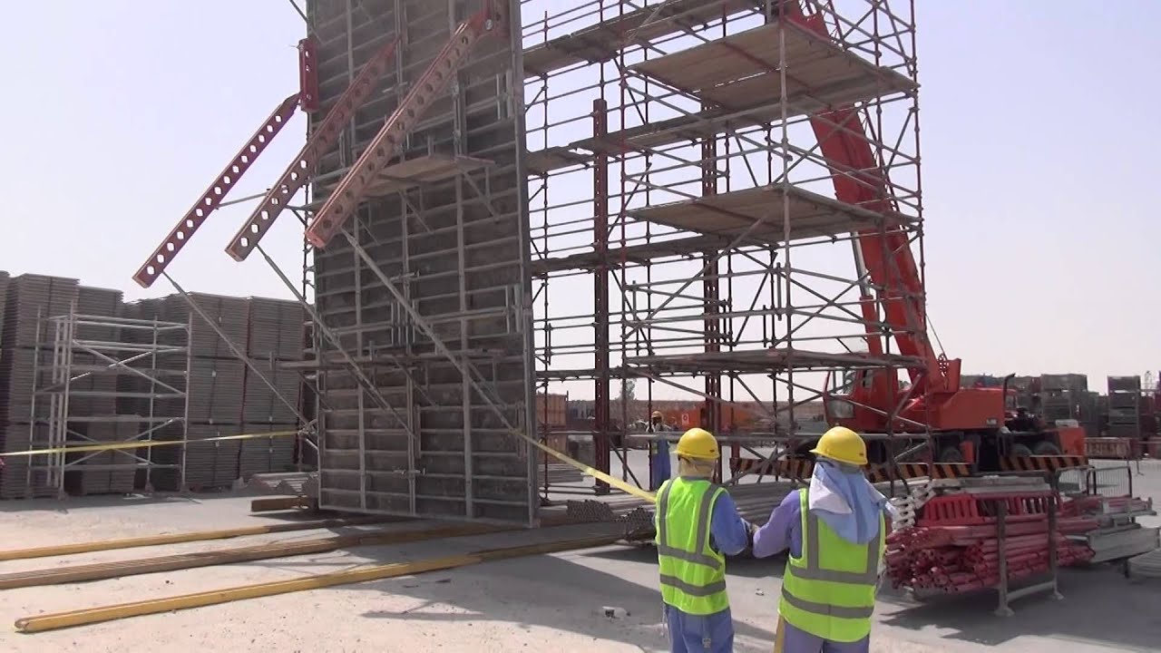 Manto Formwork Mock Up 8.10m Lifting - YouTube