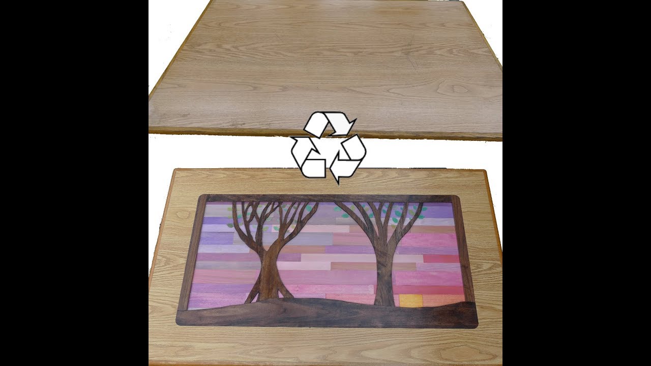 Upcycle Woodworking Table Project - YouTube