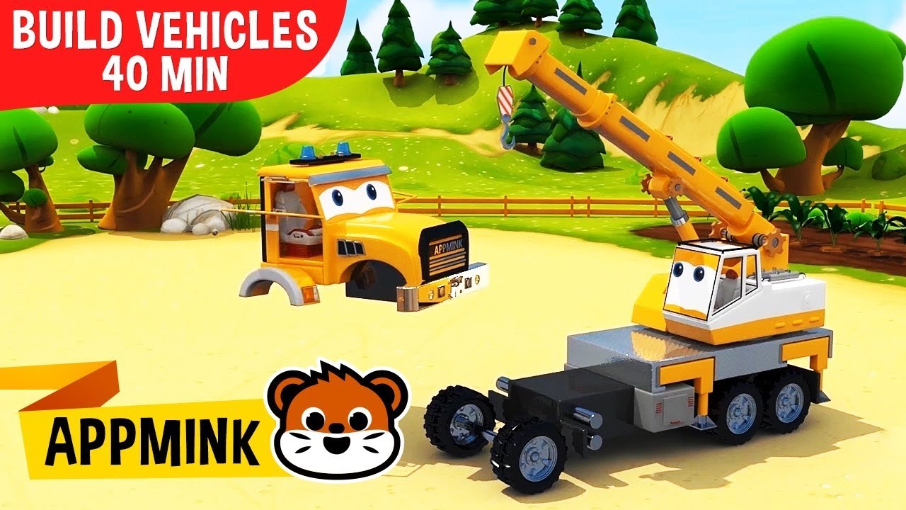 appMink Toy Crane Truck, Steam Train & Wheels On The Bus toddler Show ...
