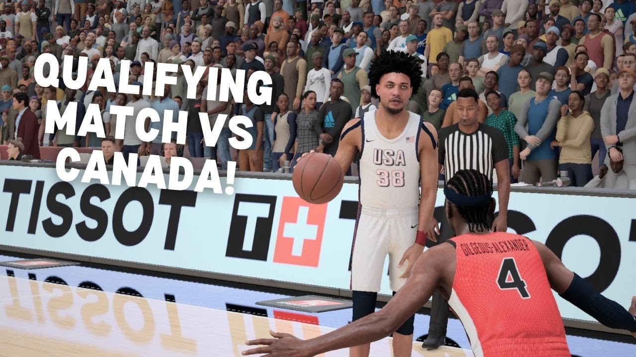 NBA 2K25 MyCareer - FIBA Qualifying Game! vs Canada! - YouTube