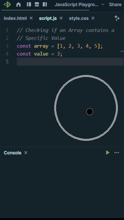 Javascript Tricks Checking If An Array Contains A Specific Value Shorts Codingshorts Youtube