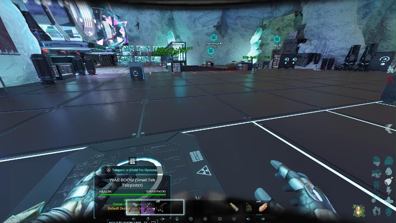 ARK Survival Ascended ice Tower Spam - YouTube