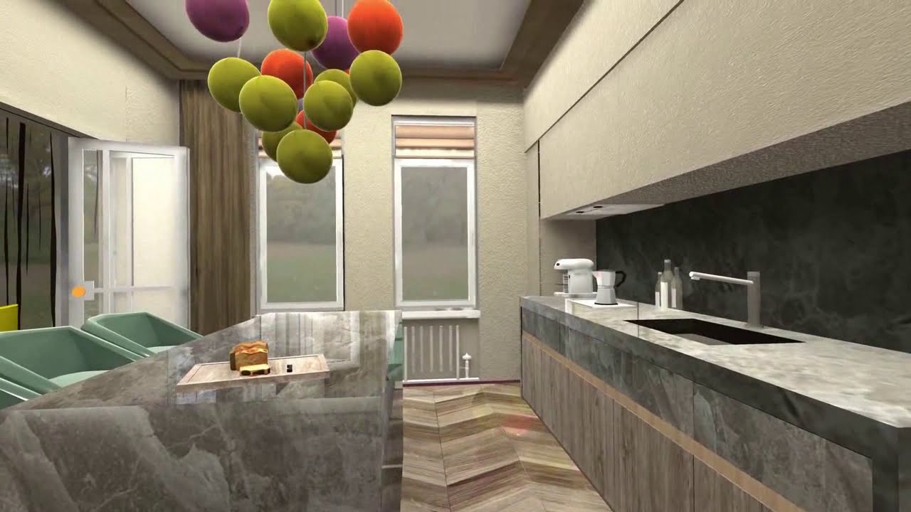 Cinemachine Shot of Kitchen interior using Unity3d - YouTube
