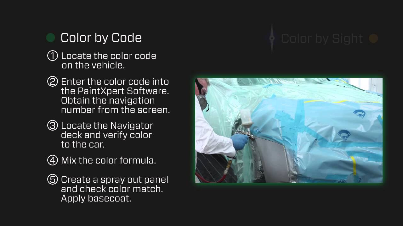 Perfecting Automotive Color Match - Pro-Spray Navigator Precision Color ...