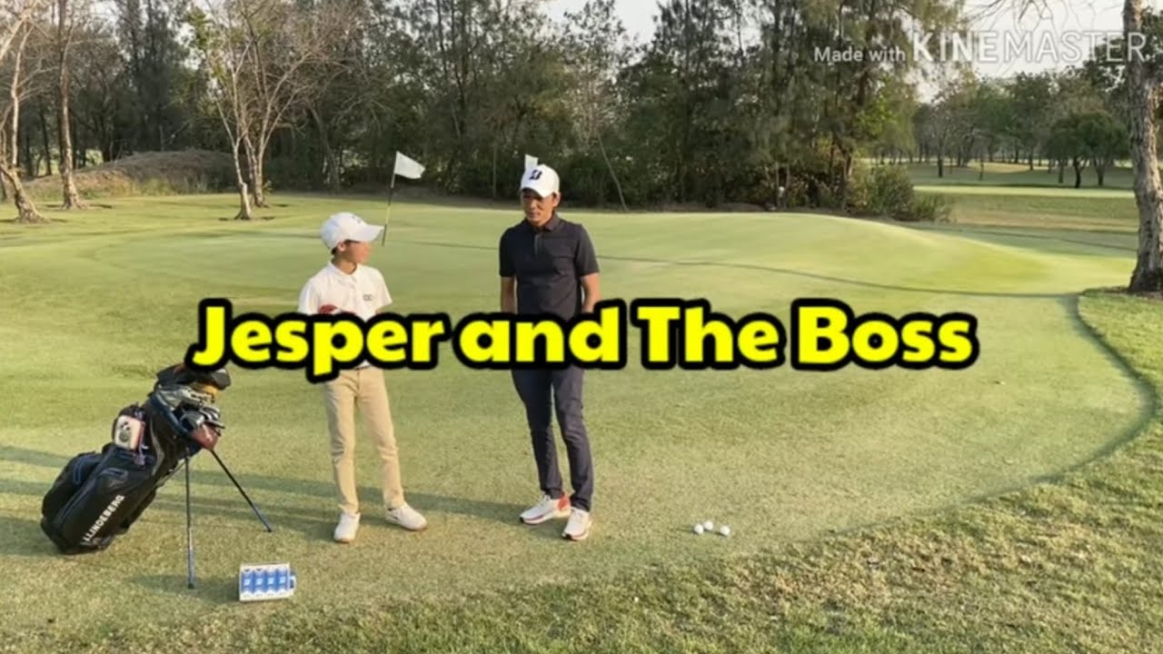 Jesper & The Boss - New 2020 Bridgestone Tour BXS golf ball - YouTube