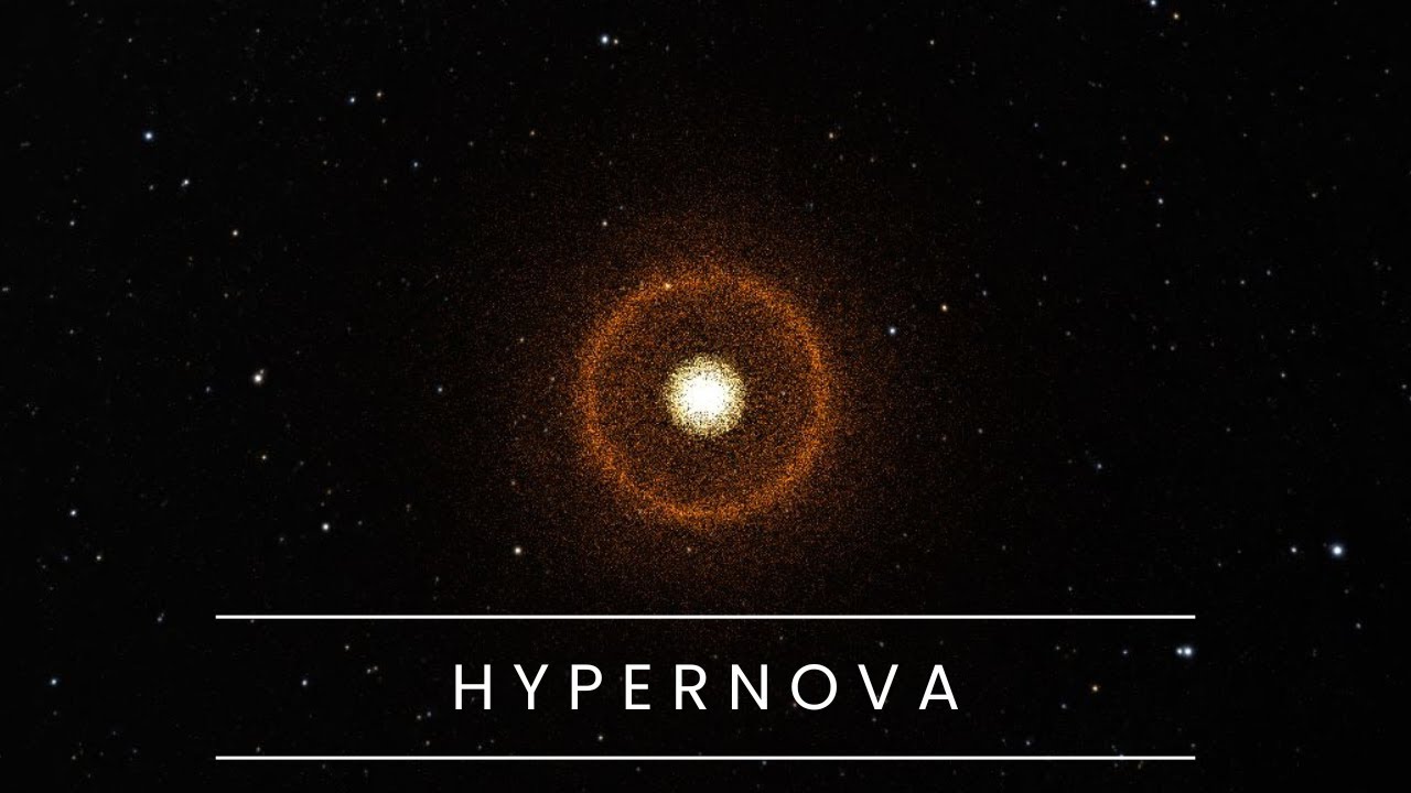 Hypernova Explosion Simulation: A Cosmic Spectacle | 4K - YouTube