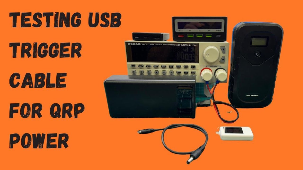 Testing USB Trigger Cable For QRP Power - YouTube