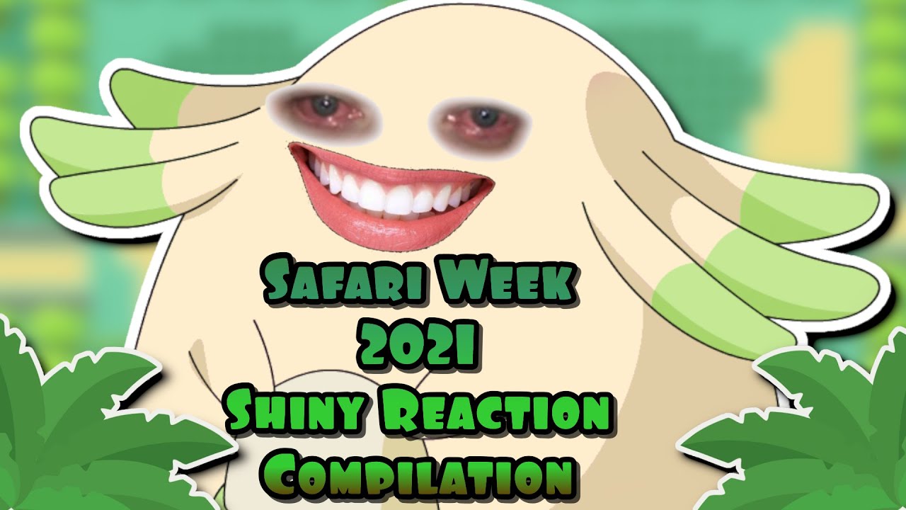 [LIVE] Safari Week 2021 Shiny Reaction Compilation (1% Shiny Chansey ...