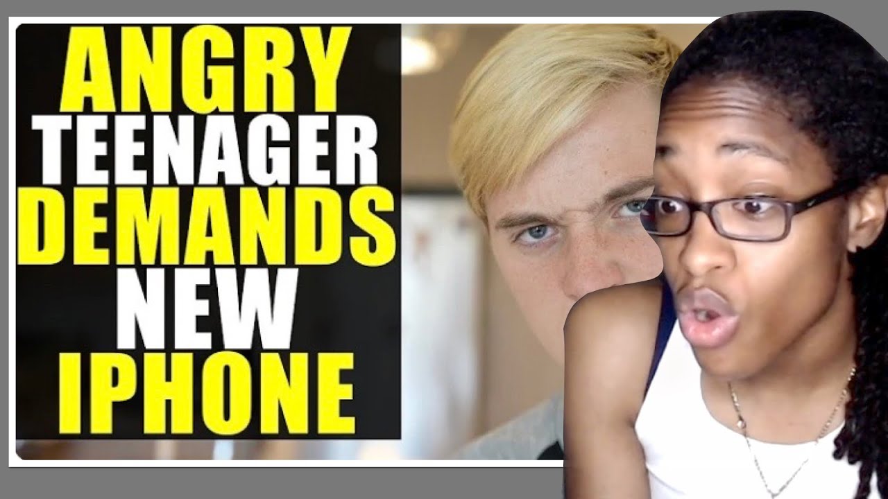 Angry Teenager DEMANDS New IPhone! | Life Lessons With Luis Reaction ...
