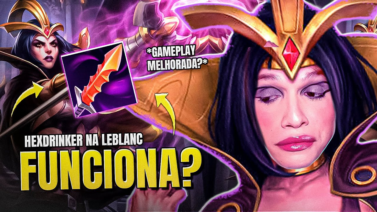 FIZ HEXDRINKER NA LEBLANC, FUNCIONA? | LEBLANC MID GAMEPLAY | League Of ...