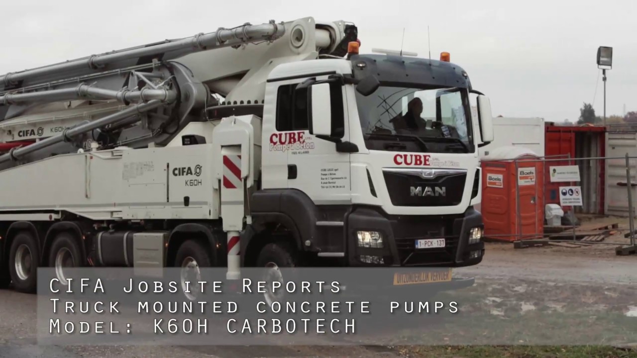CIFA K60H at work in Holland - YouTube