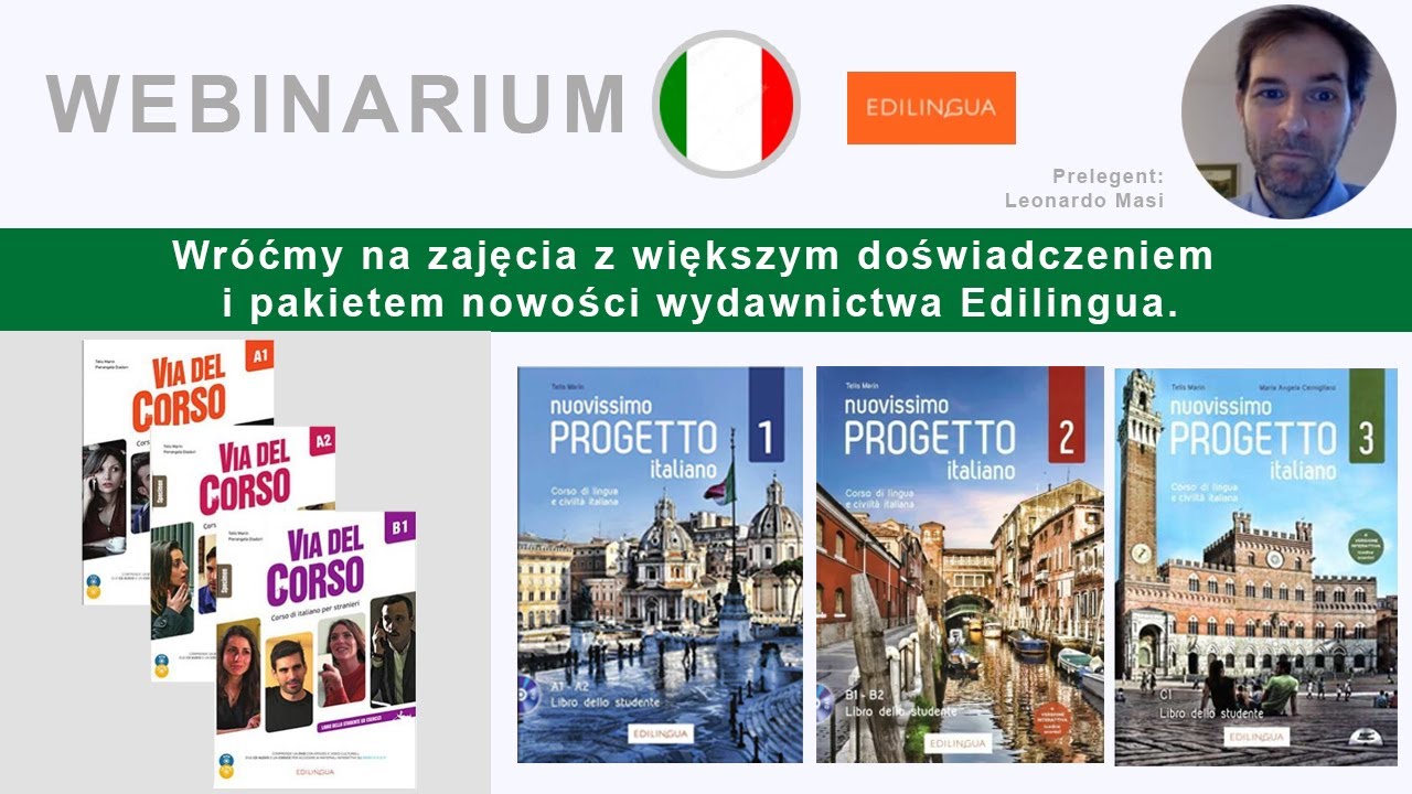 WEBINARIUM: Torniamo in classe con più esperienza (e con le novità Edilingua) - YouTube
