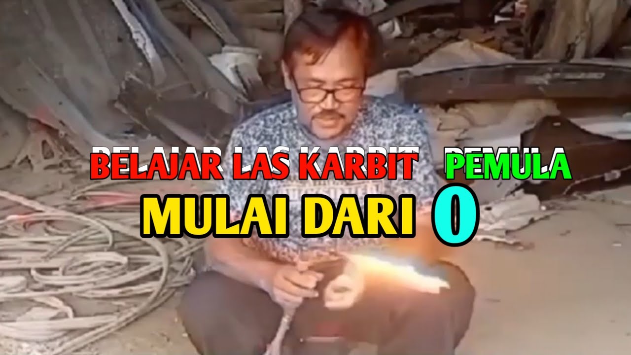 Belajar Las Karbit Pemula @Body repair - YouTube