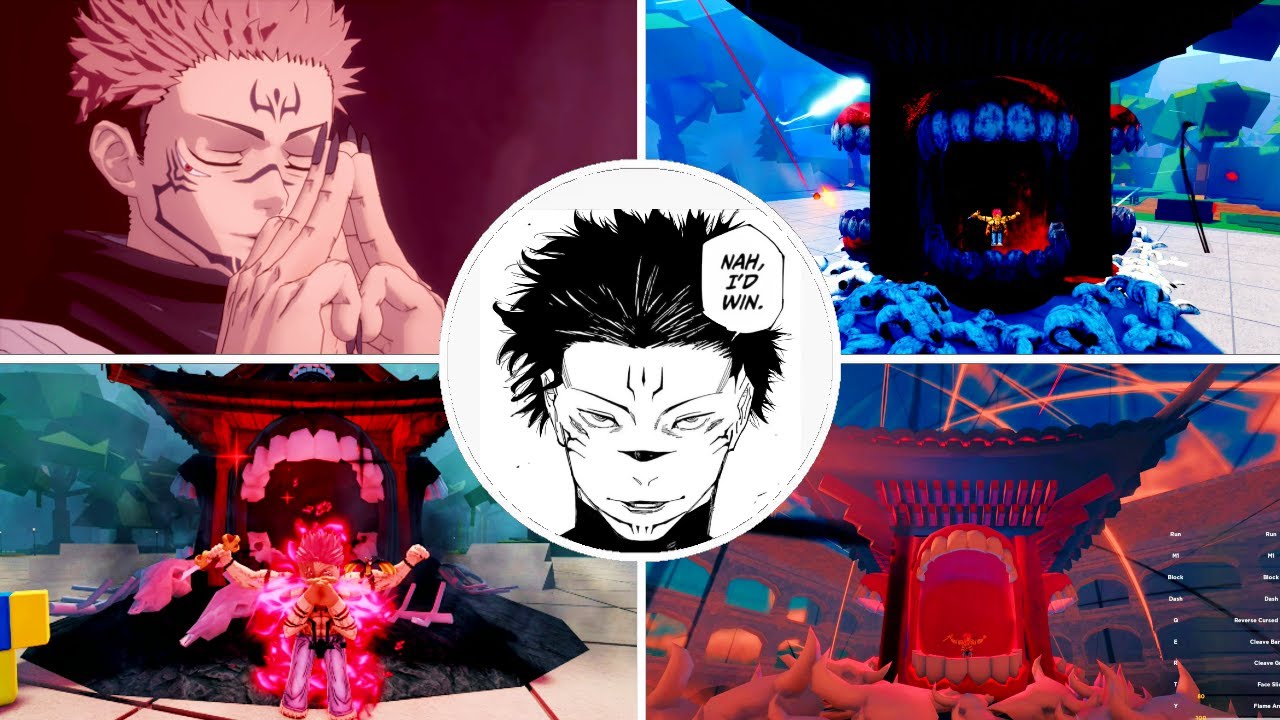 Sukuna Malevolent Shrine In Jujutsu Kaisen Cursed Clash Vs Roblox - YouTube