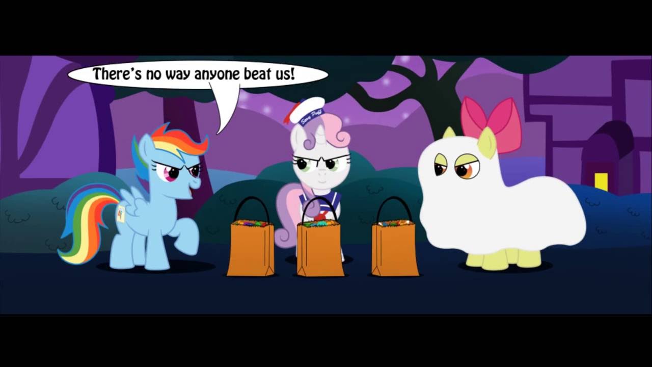 The Most Candy (MLP Comic Dub Nightmare Night) - YouTube
