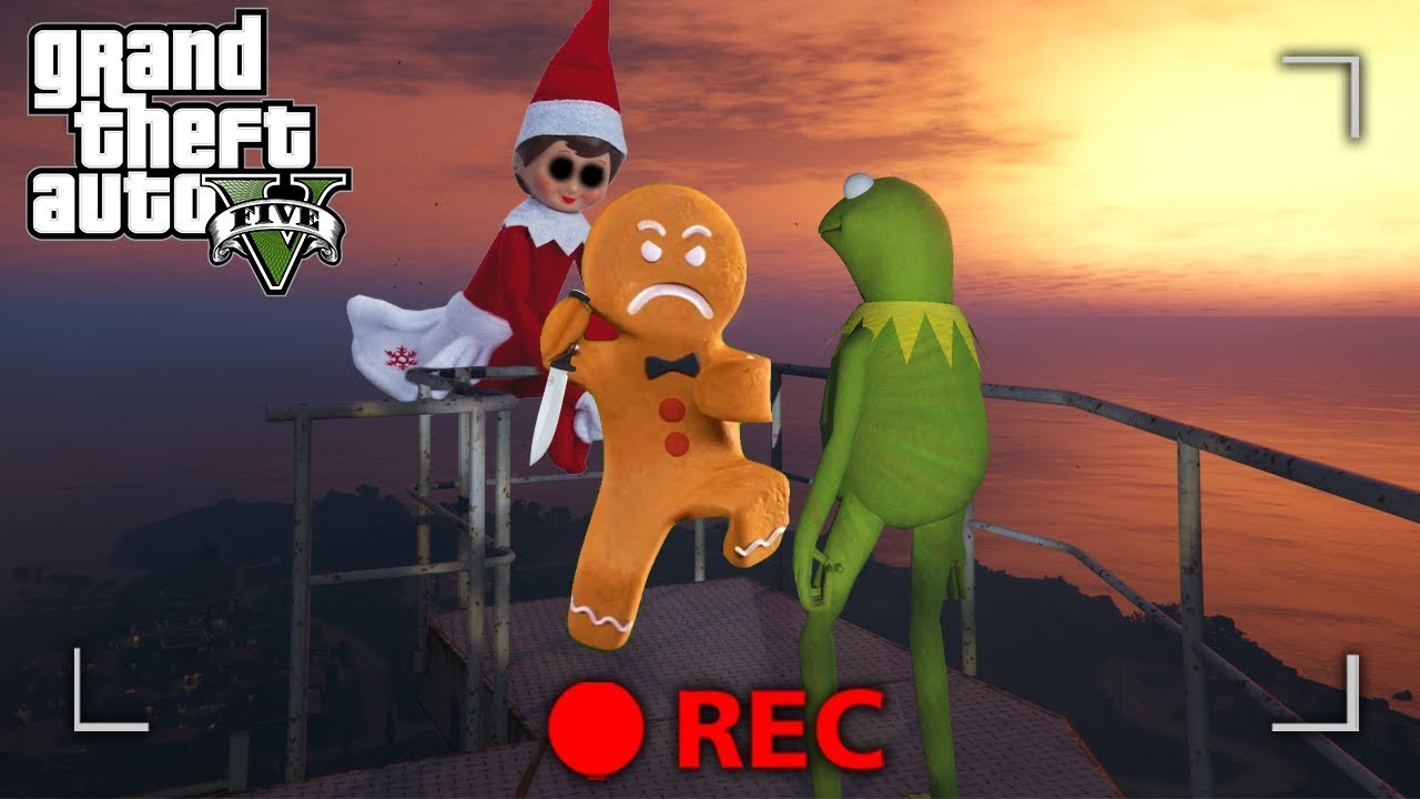 ELF ON THE SHELF & GINGERBREAD GRIJZELEN KERMIT DE KIKKER OP EEN PRIVÉ ...