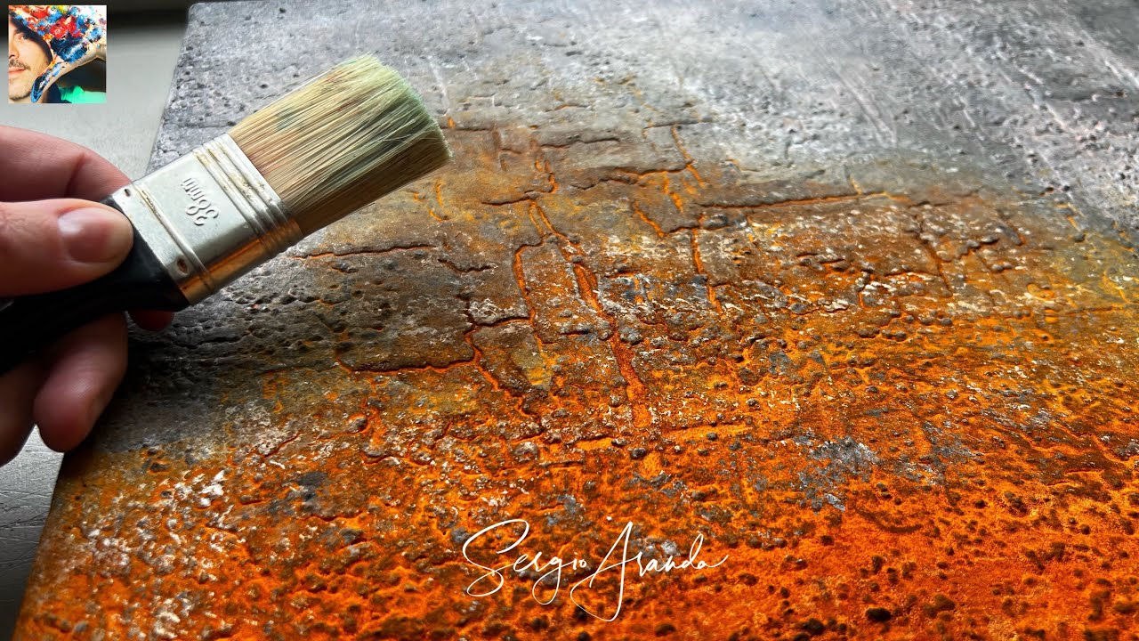 Cracking Paint - Mesmerizing Art Tutorial - YouTube