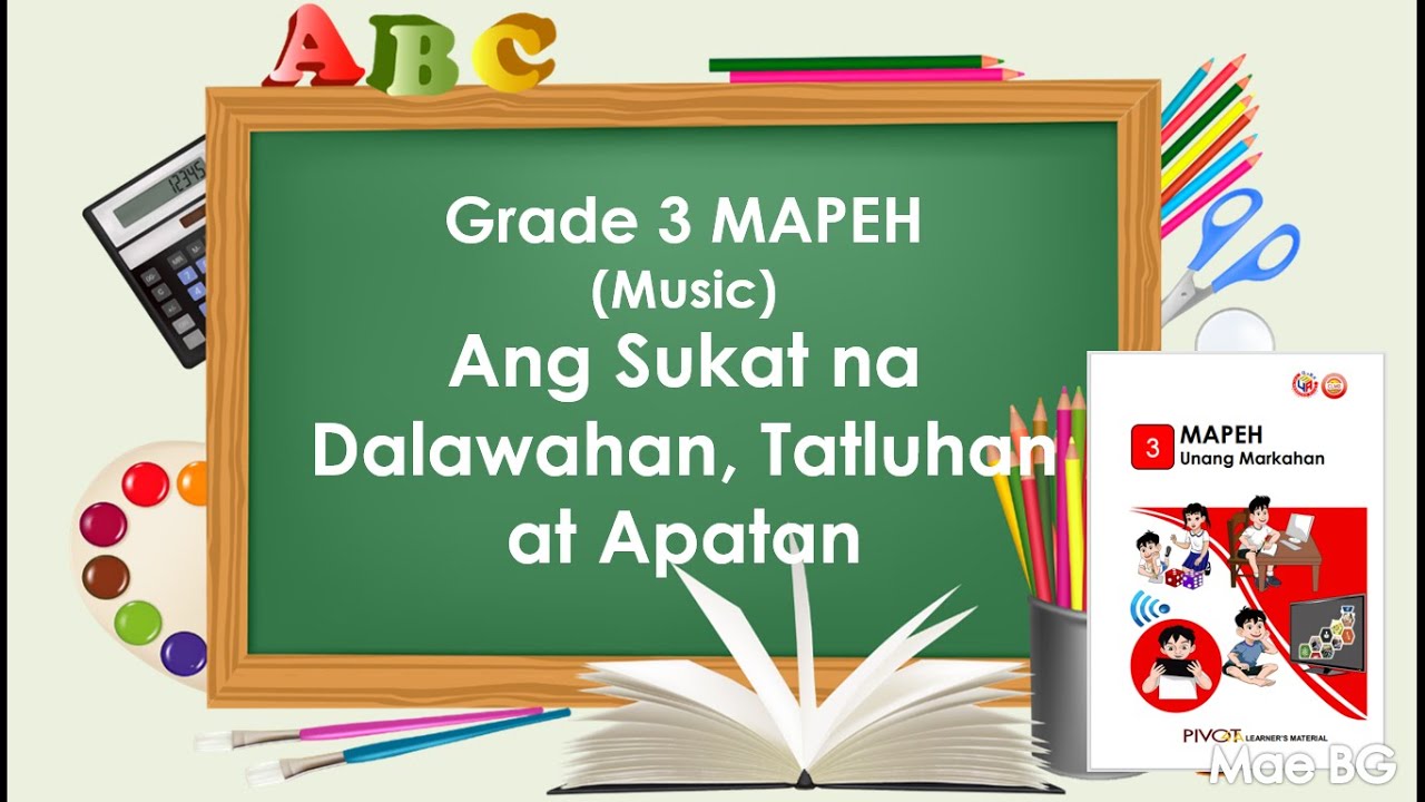 ANG SUKAT NA DALAWAHAN, TATLUHAN AT APATAN | GRADE 3 MAPEH (MUSIC ...