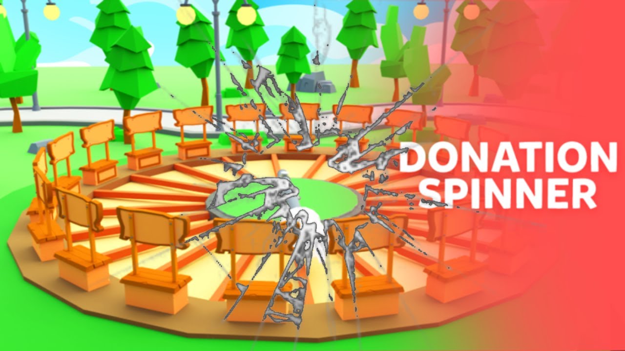 I BROKE THE SPINNER!!! | Roblox Donation Spinner - YouTube