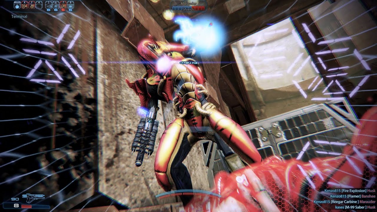 Mass Effect 3 Multiplayer Geth Trooper Soldier PC Gold Gameplay - YouTube