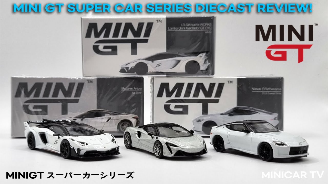 슈퍼카 모아서 만나보자! MINI GT 신상품 리뷰! - YouTube