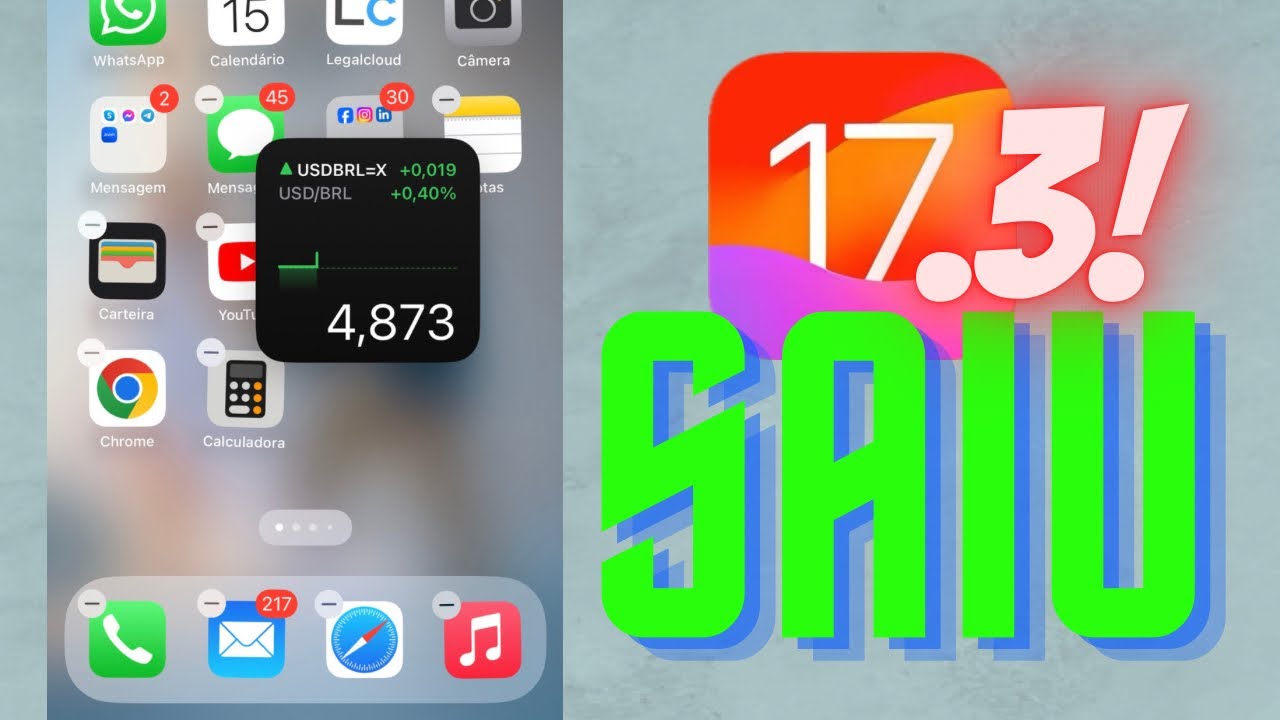 SAIU A VERSÃO DO 17.3 - A VERSÃO QUE TORNA O IPHONE “INR(ROUBÁVEL ...