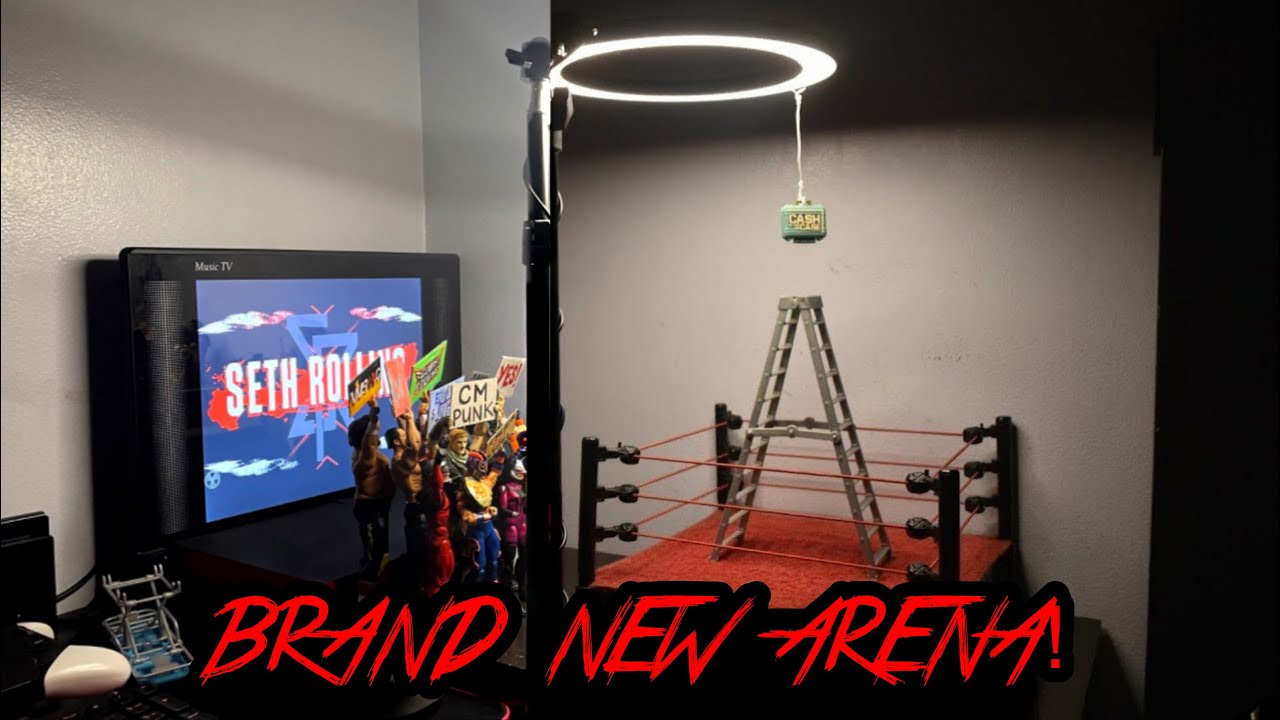 Building a WWE Figure Arena: Building the Stage (Part 1) - YouTube