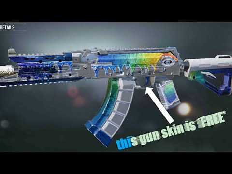 the ak117 gun skin is *FREE*| call of duty mobile - YouTube