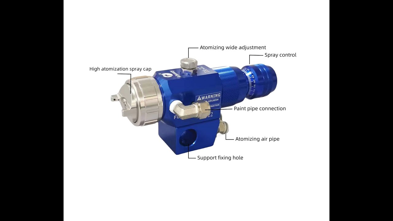 #Automatic spray gun Good atomization effect and long service life ...