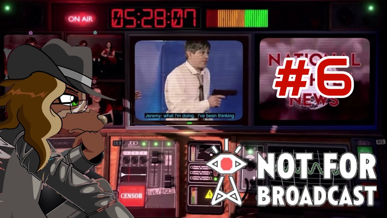 Let's Play NOT FOR BROADCAST Part 6. Jeremy Donaldson goes fxxxing ...