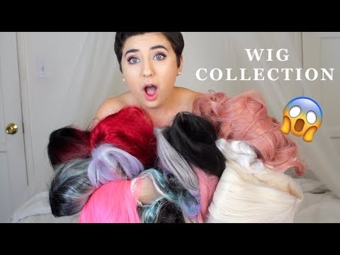 My Wig Collection - All Of My Wigs! - YouTube