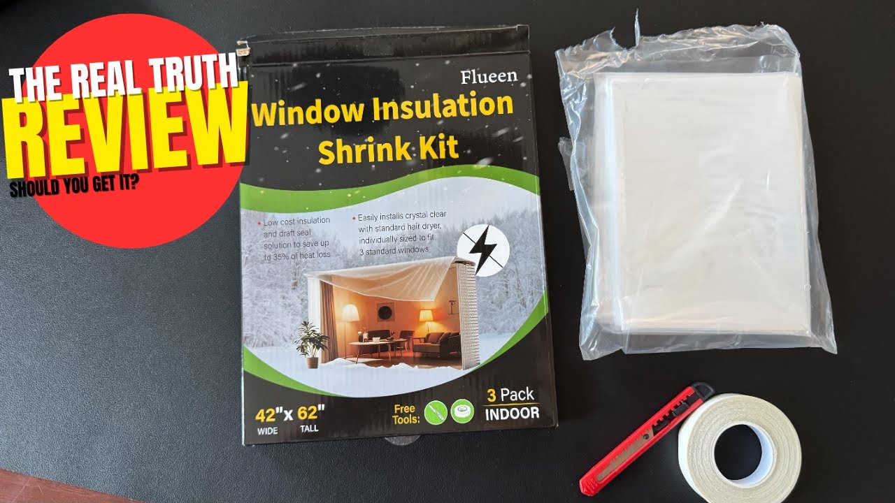 Easy DIY Heat Saver 🔥 Window Insulation Kit Review | Thermal Seal for ...