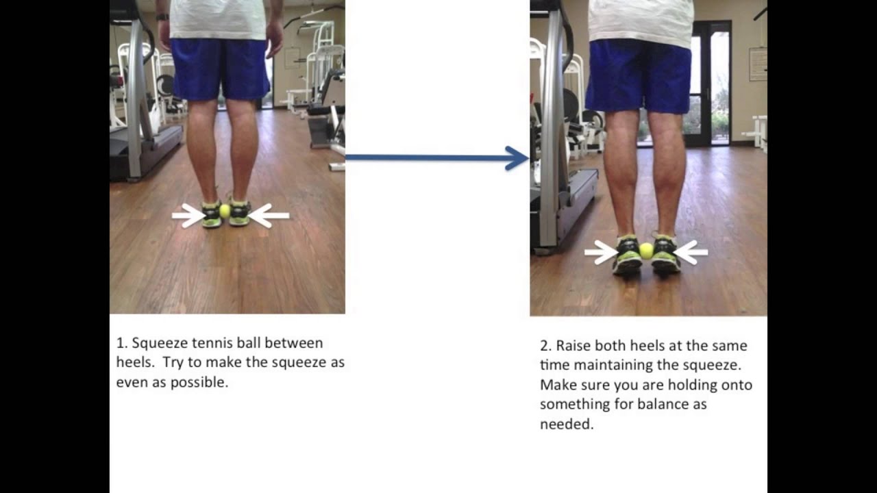 Heel Squeeze Heel Raise - YouTube