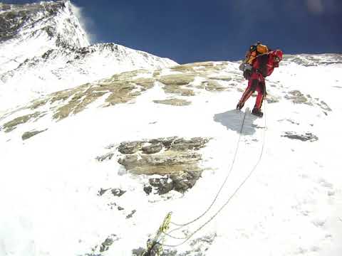 Mount Everest - Crossing the Yellow Band at 25,000' - YouTube