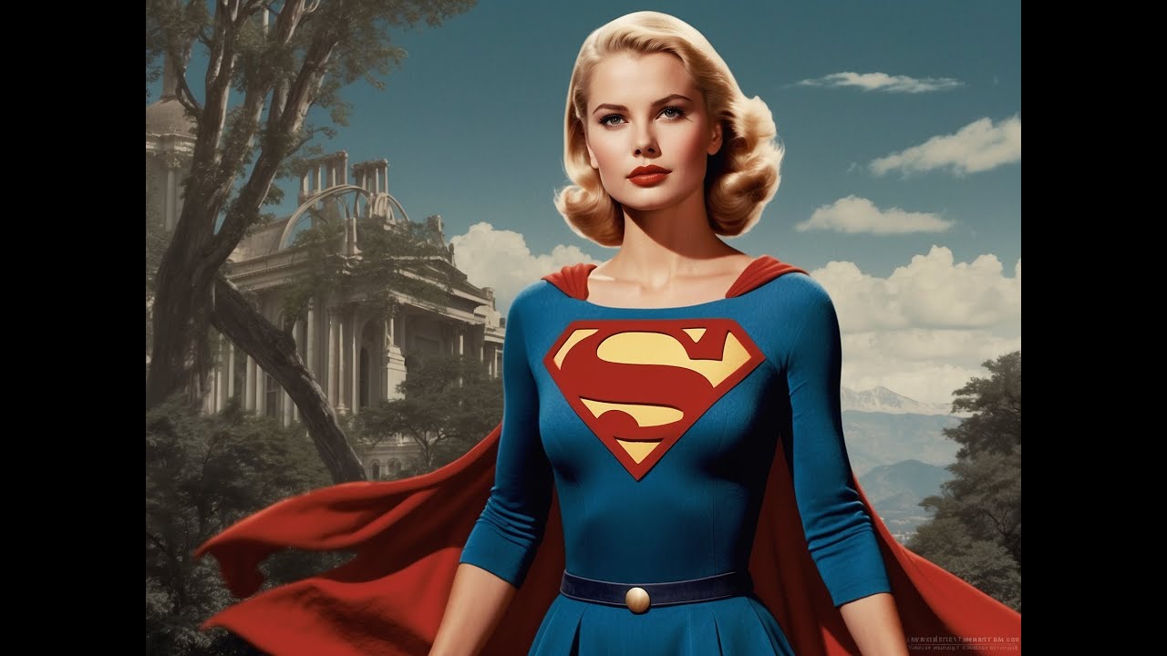 Grace Kelly's Timeless Elegance Meets Superhero Grace: A Supergirl ...