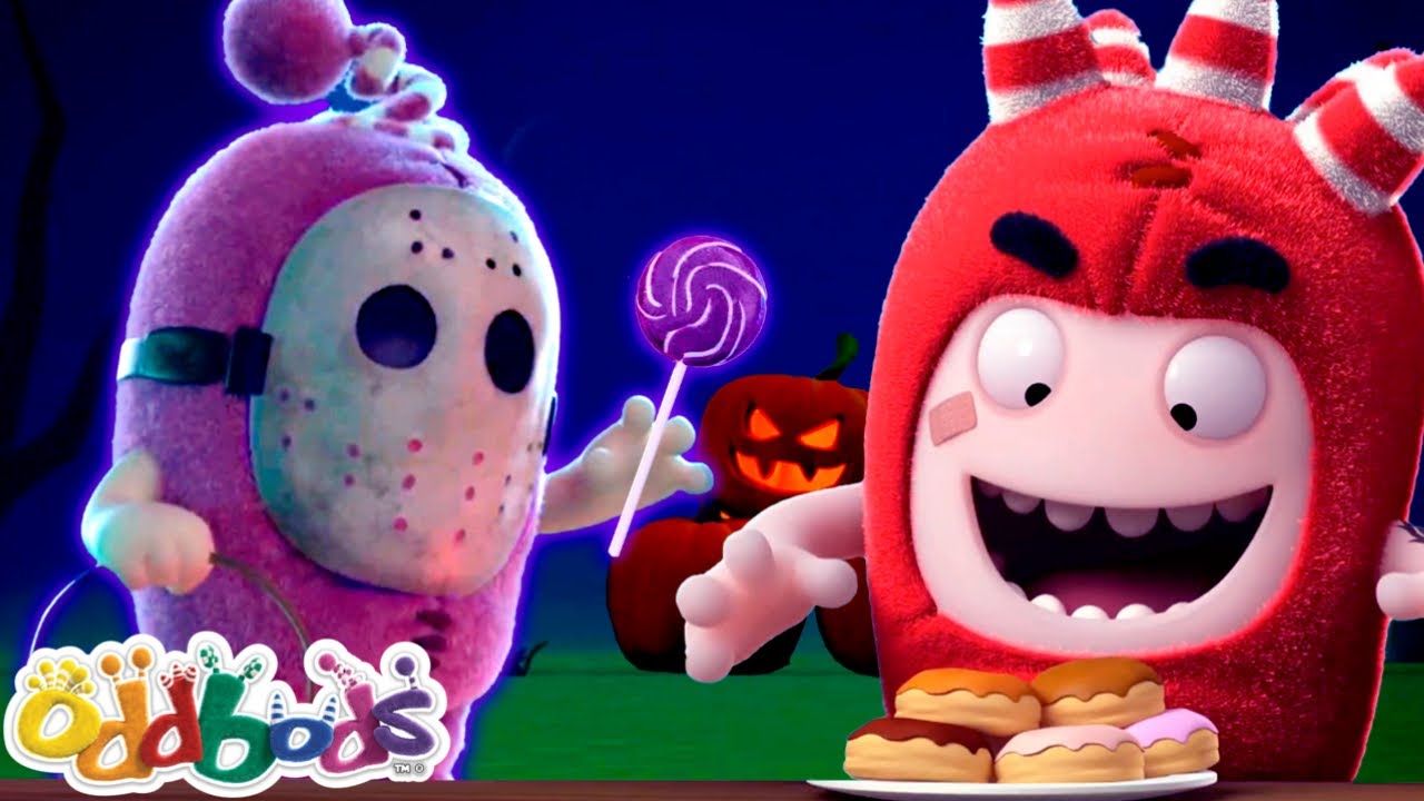 ODDBODS Munching All The Sweets & Treats | Cartoon For Kids - YouTube