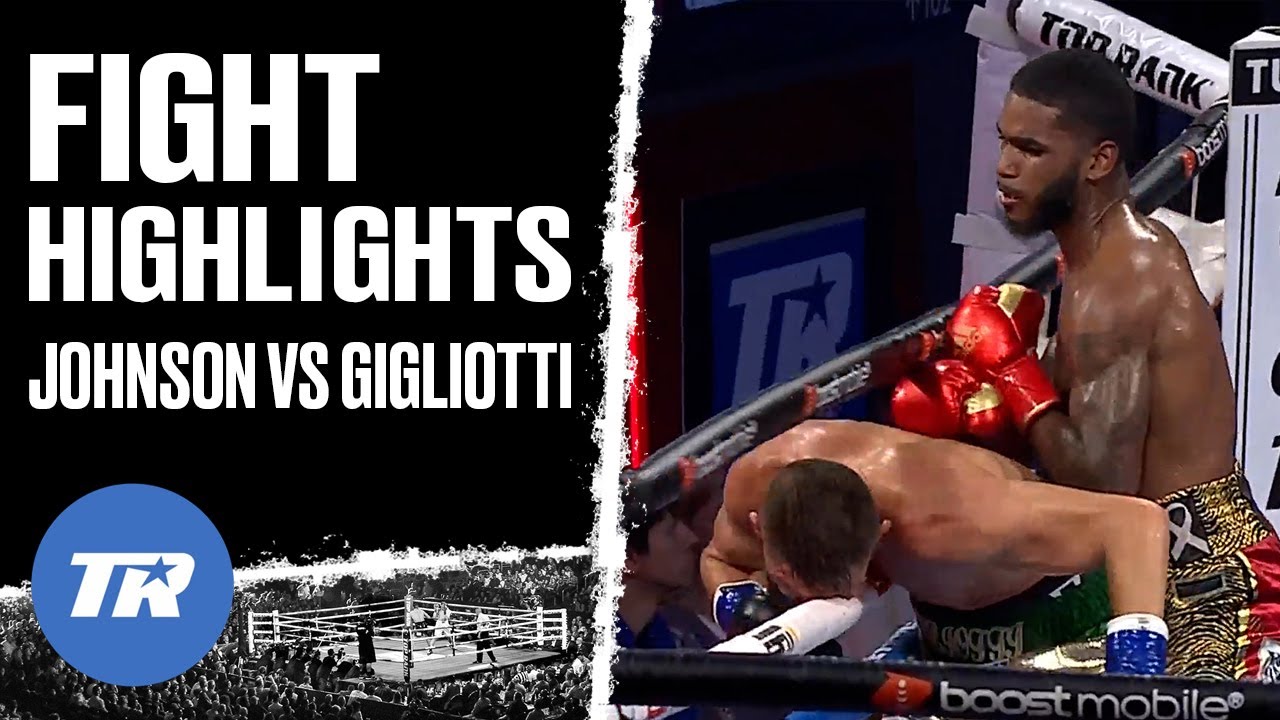 Tiger Johnson Puts a Beatdown on Gigliotti, Finishing Him in Rd. 5 ...