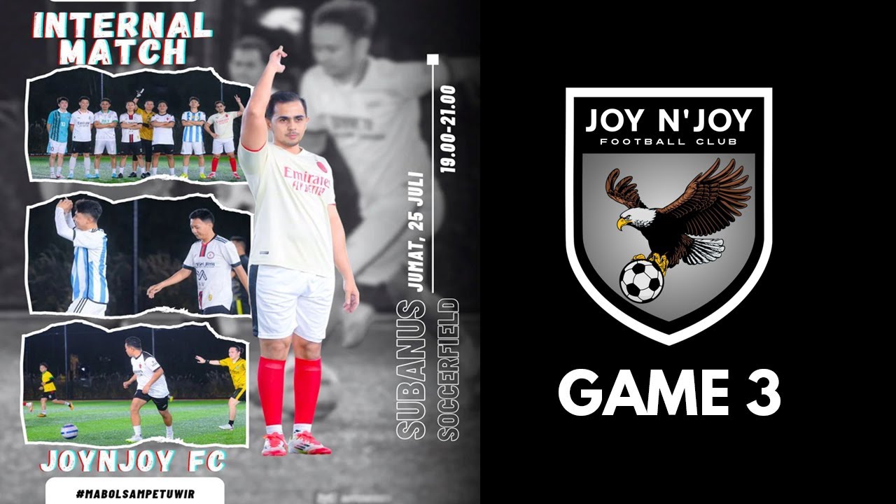 🔴(((SERUUU ))) GAME 3//HIJAU VS PUTIH//INTERNAL GAME JOY N JOY FC - YouTube
