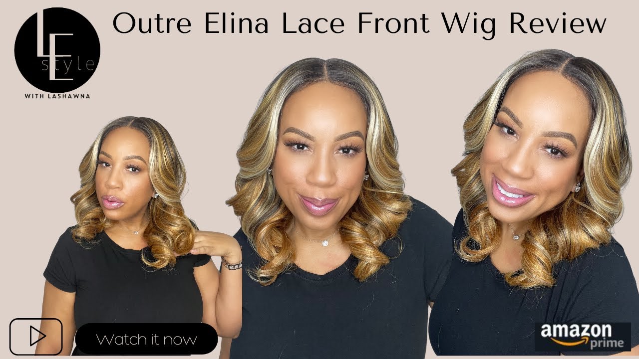 *New* Outre Elina Synthetic Lace Front Wig - Under $30 - Easy to Style ...