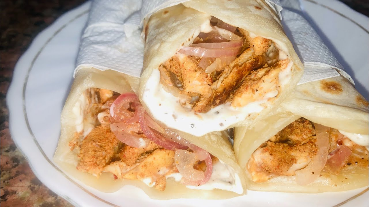 Chicken Shawarma Recipe | Shawarma Recipe | Chicken Roll | Unique ...