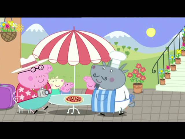 Peppa Pig - Family Vacation In The S…: English ESL video lessons