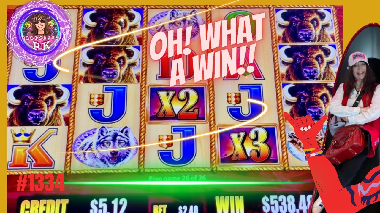 OH 🔥WHAT A WIN 🦬🦬🦬!!! BUFFALO GOLD Surprise Bonus/Jackpot? Fun w PK # ...
