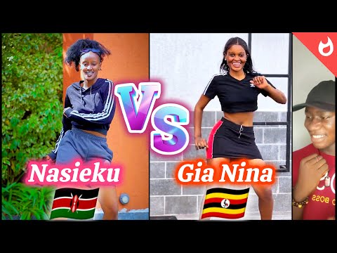 New Viral Tiktok Dance Challenge 🔥~ Nasieku Vs Gia Nina | Who's The Better Dancer Kenya vs Uganda